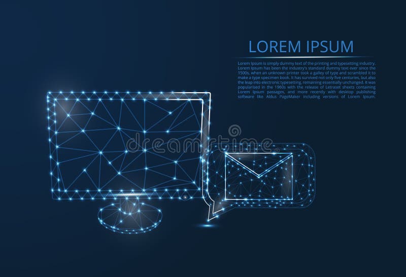 Abstract Image of E-mail. Mail, Letter, Email, Other Concept ...