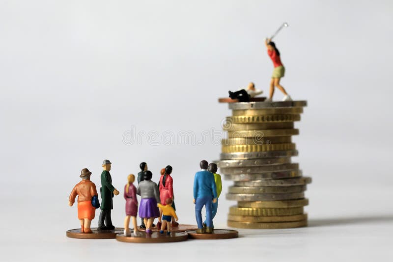 Abstract Image of Economic Inequality Stock Photo - Image of finance ...