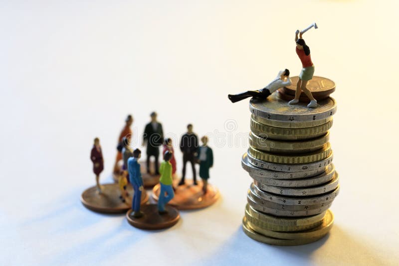 Abstract Image of Economic Inequality Stock Image - Image of finance ...