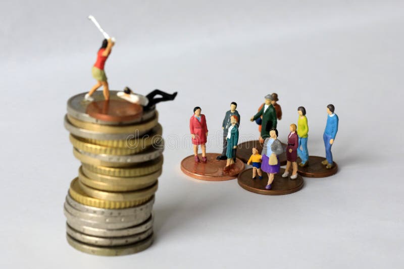 Abstract Image of Economic Inequality Stock Image - Image of inequality ...