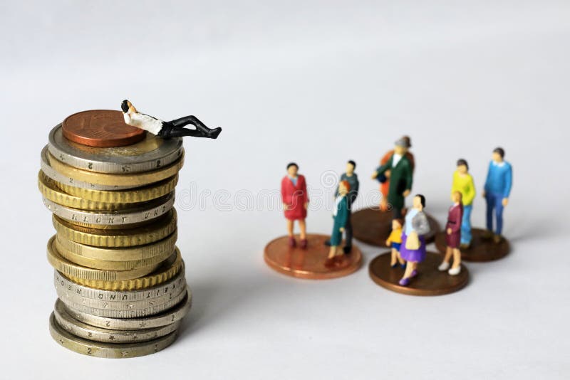 Abstract Image of Economic Inequality Stock Image - Image of inequality ...