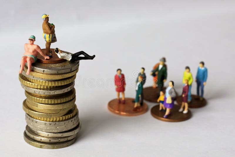 Abstract Image of Economic Inequality Stock Photo - Image of growth ...
