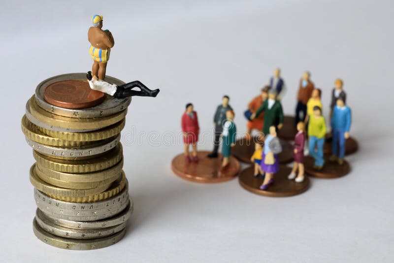 Abstract Image of Economic Inequality Stock Image - Image of economic ...