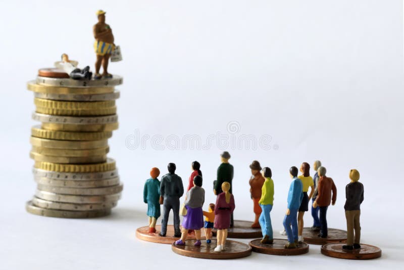 Abstract Image of Economic Inequality Stock Photo - Image of finance ...