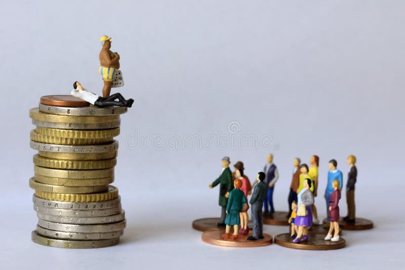 Abstract Image of Economic Inequality Stock Photo - Image of economy ...
