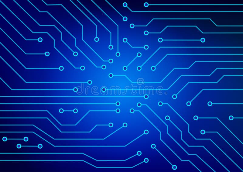 The Abstract Image of Electrical Circuits Used in Various Devices Stock ...