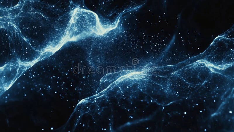 An Abstract Image of Ethereal Light Rays Underwater Embodies Tranquil ...