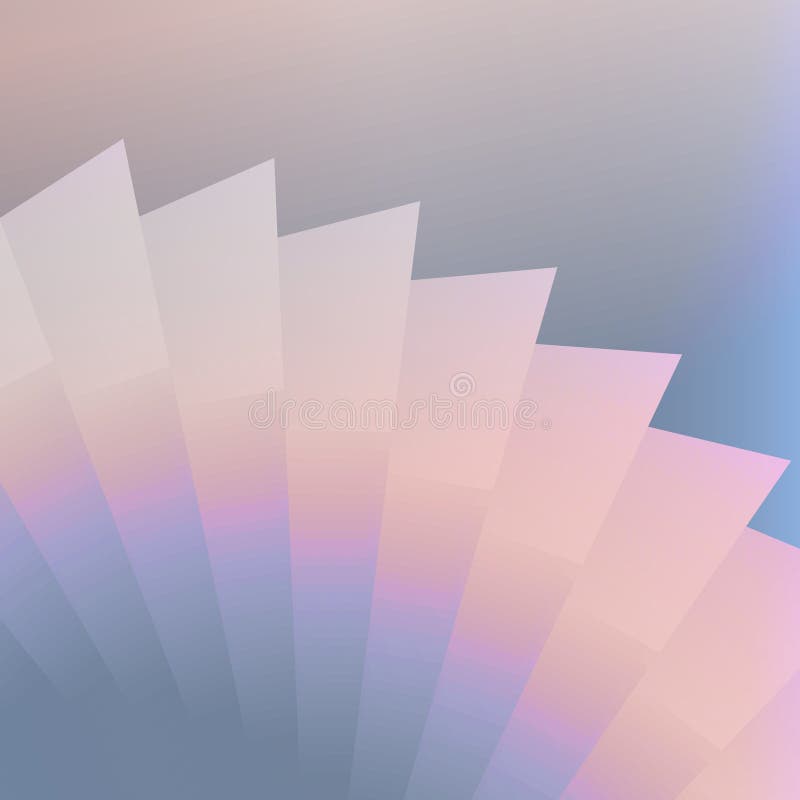 Abstract Gradient Fan As Background for Design.3d Stock Illustration ...