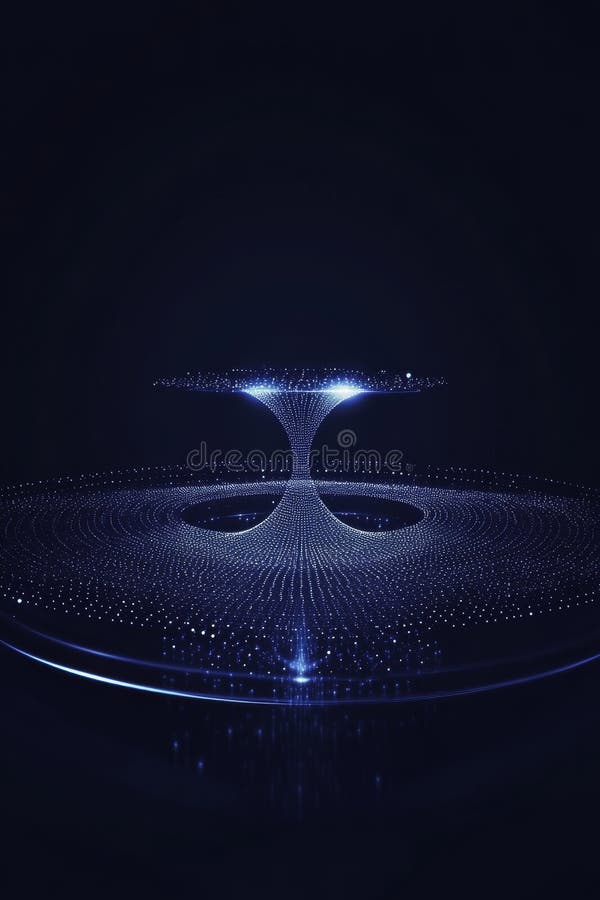 Abstract Visualization of Light Waves in a Dark Environment Stock ...