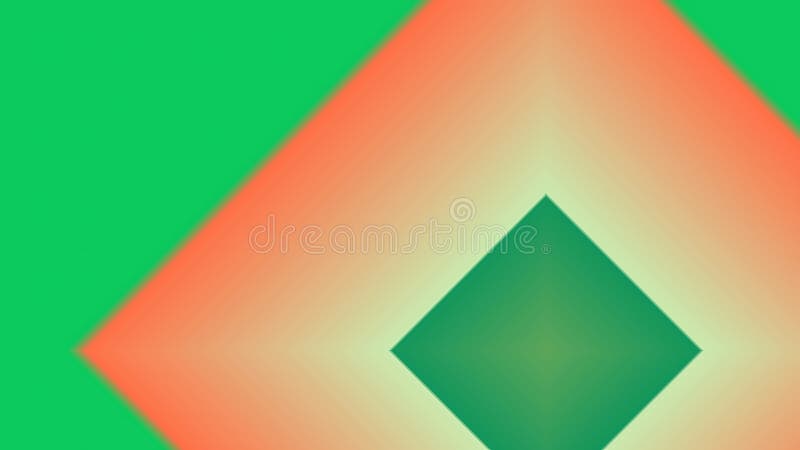 Gradient Diamond Shapes with Green and Orange Hues Stock Illustration ...