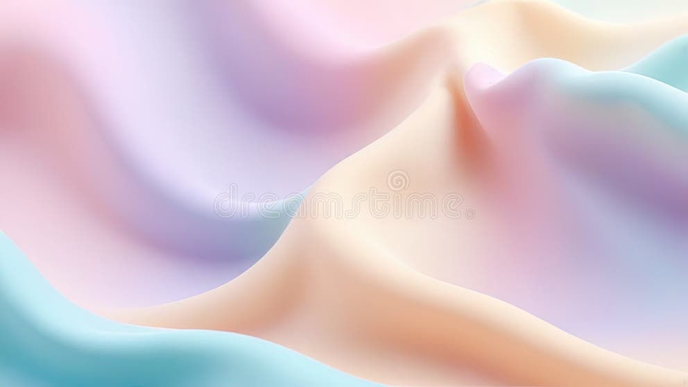 Soft Pastel Fabric Texture with Smooth Waves and Flowing Patterns Stock ...