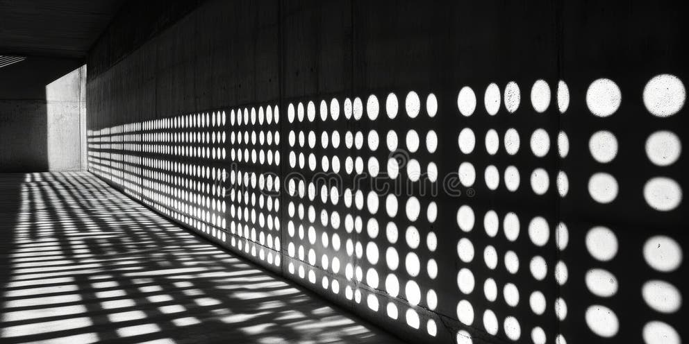 Abstract Representation of Machine Learning Patterns in Shadows Stock ...