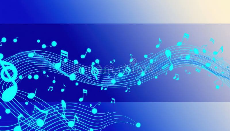 Abstract Blue Music Background Stock Illustrations – 98,267 Abstract ...