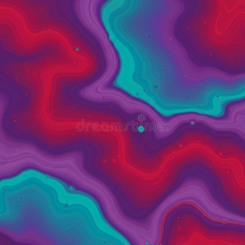Abstract Image Featuring a Fluid, Wavy Pattern with Bold Colors ...