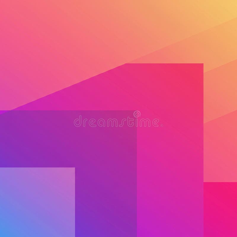 Abstract Image Featuring a Gradient Geometric Design with Overlapping ...