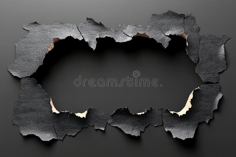 Abstract Black Hole Frame stock illustration. Illustration of leather ...