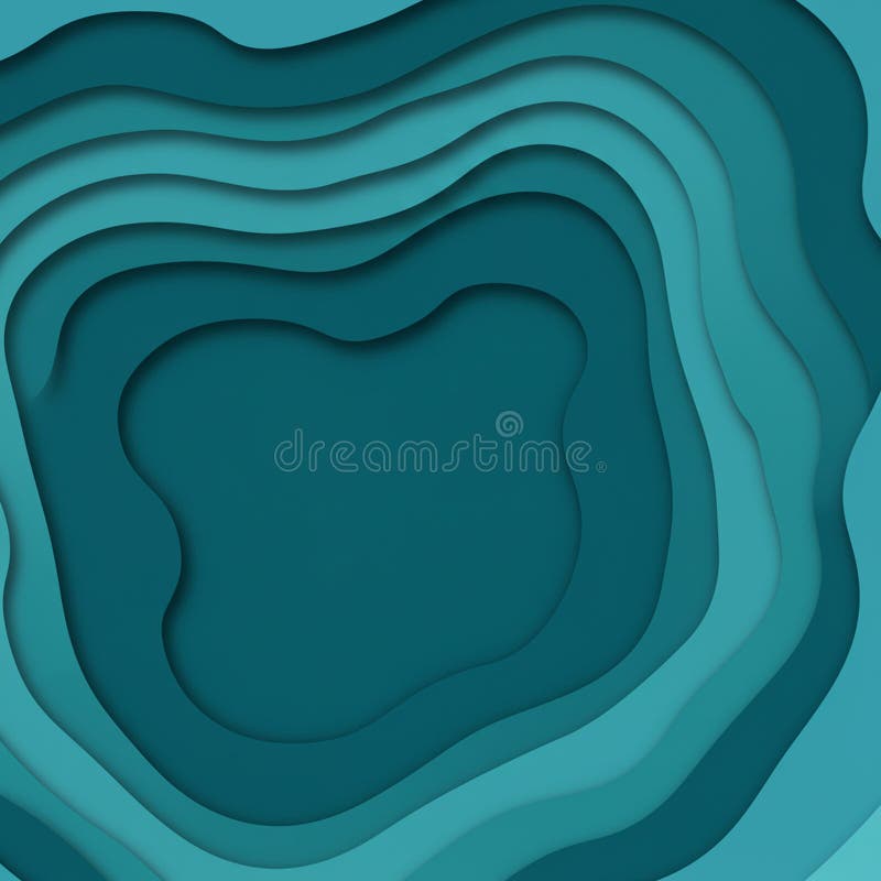 Concentric Wave Like Paper Layers Stock Illustrations – 7 Concentric ...