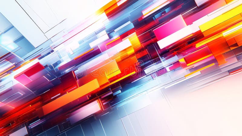 An Abstract Image Featuring Modern Geometric Shapes As Its Background ...