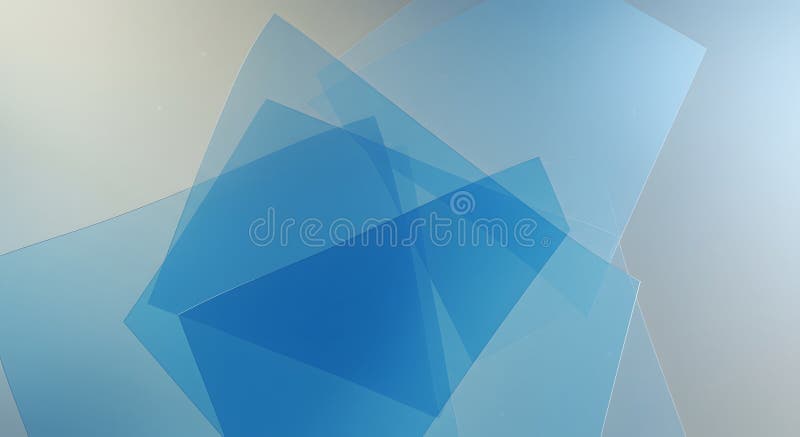 Abstract Blue Glass Layers Background Stock Illustration - Illustration ...