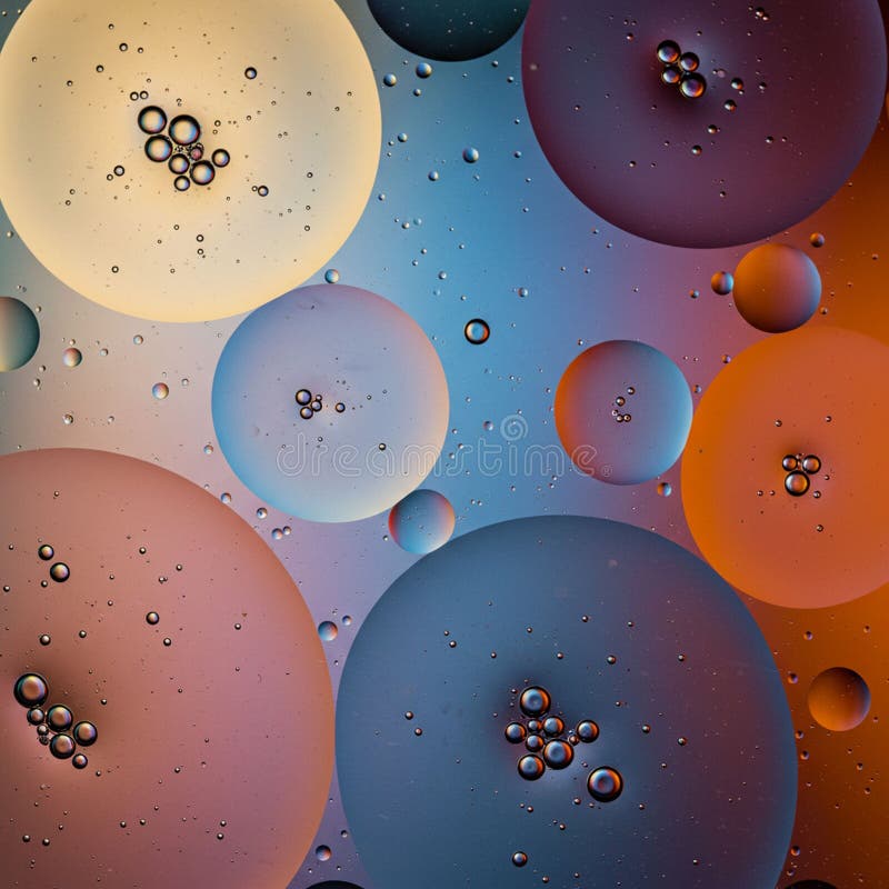 Abstract Image Featuring Overlapping Translucent Spheres of Various ...