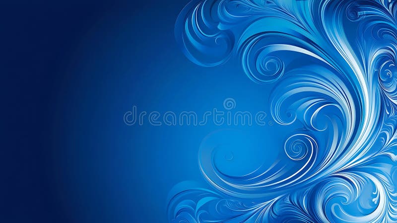Abstract Blue Swirls Design Background Image Stock Illustration ...