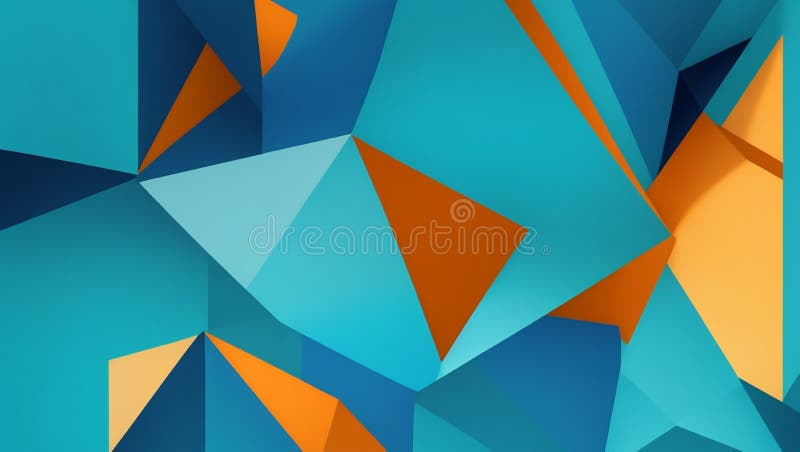 An Abstract Image Featuring a Symmetrical Arrangement of Geometric ...