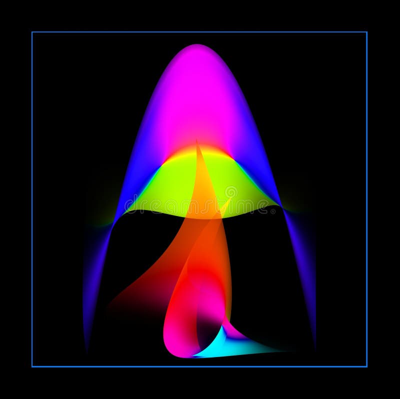 Abstract Image Featuring a Vibrant Pattern of Multicolored Shapes on a ...