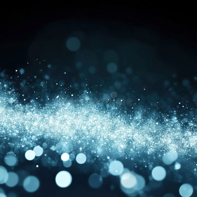 Sparkling Blue Glitter Wave Background Stock Illustration ...