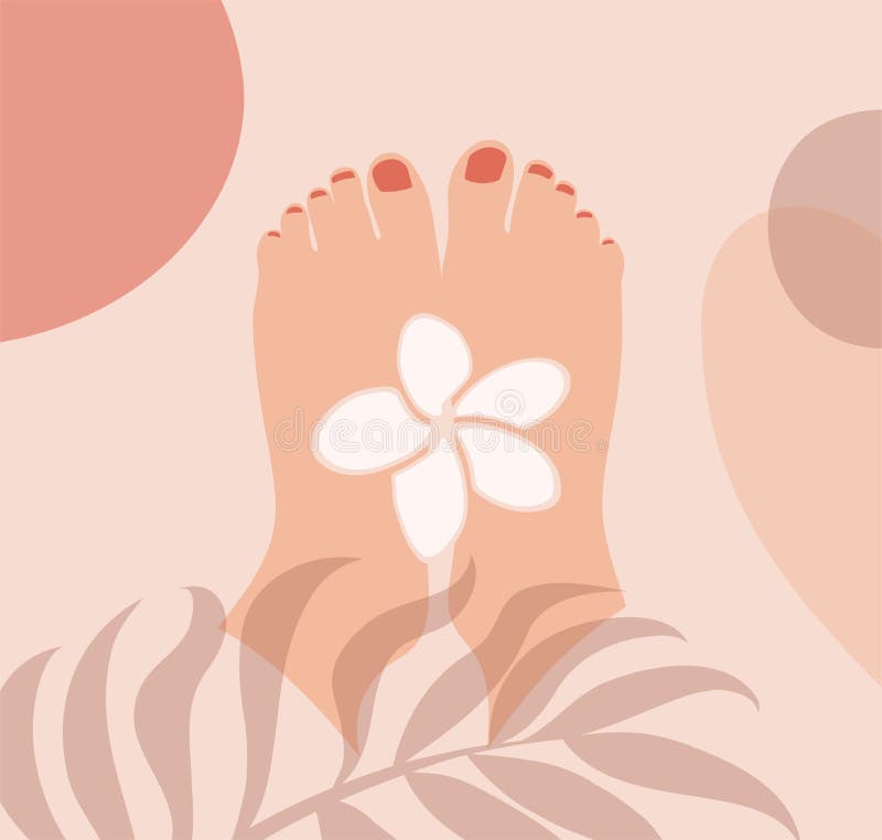 Fun Abstract Feet stock vector. Illustration of mark - 10709784