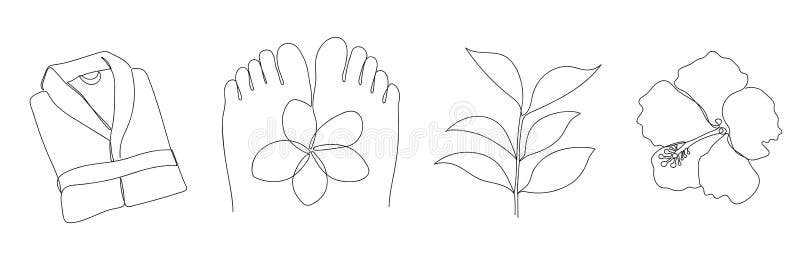 Abstract Image of Feet Isolated on White. Stock Vector - Illustration ...