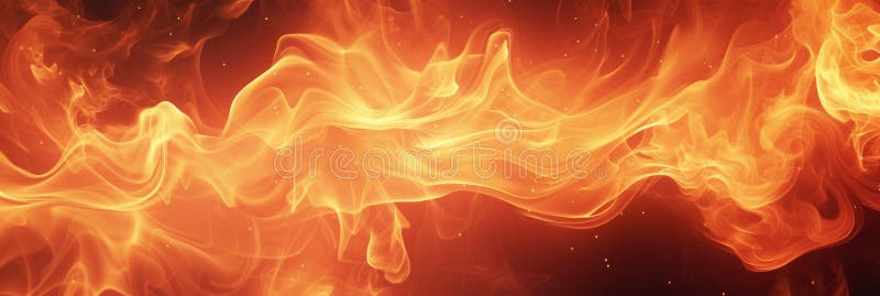Abstract Image of Fiery Streams Resembling the Dynamic Movement of ...