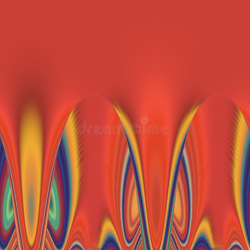 Abstract Image of Fire, Flame. a Symmetrical Image Stock Illustration ...