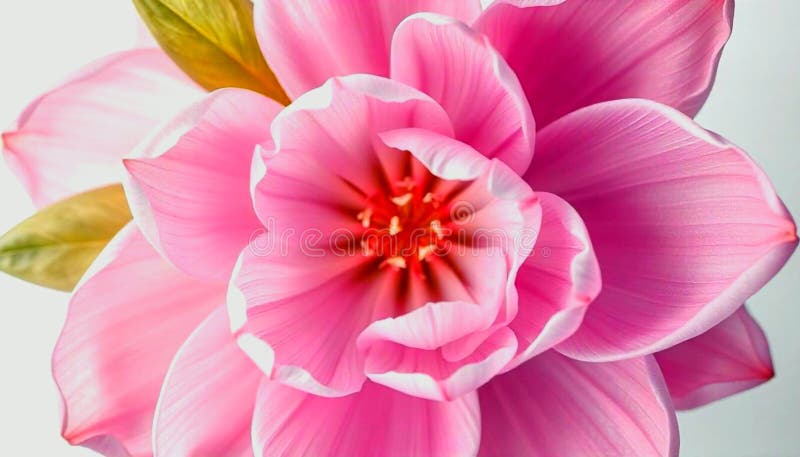 Abstract Image of a Flower in Soft Pastel Colors , Flowing, Translucent ...