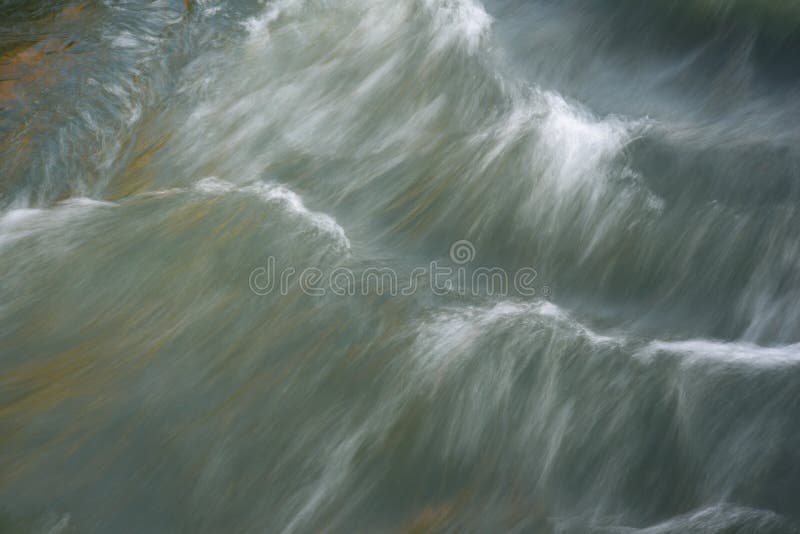 Abstract Image of Flowing Water Using Long Exposure Stock Photo - Image ...