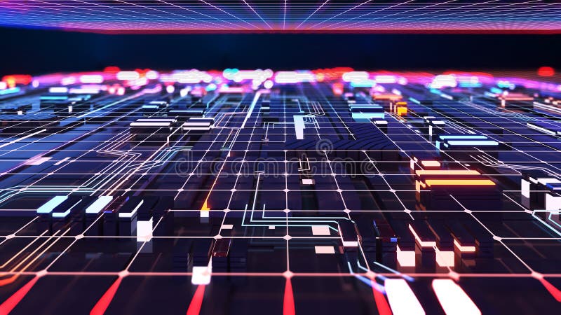 Abstract Image of Future Technology Concept,light Technology Picture ...