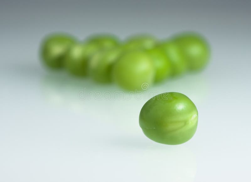 Abstract Image of Green Peas As Billiard-balls Stock Image - Image of ...