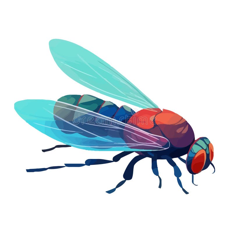 Cute Housefly Stock Illustrations – 666 Cute Housefly Stock ...