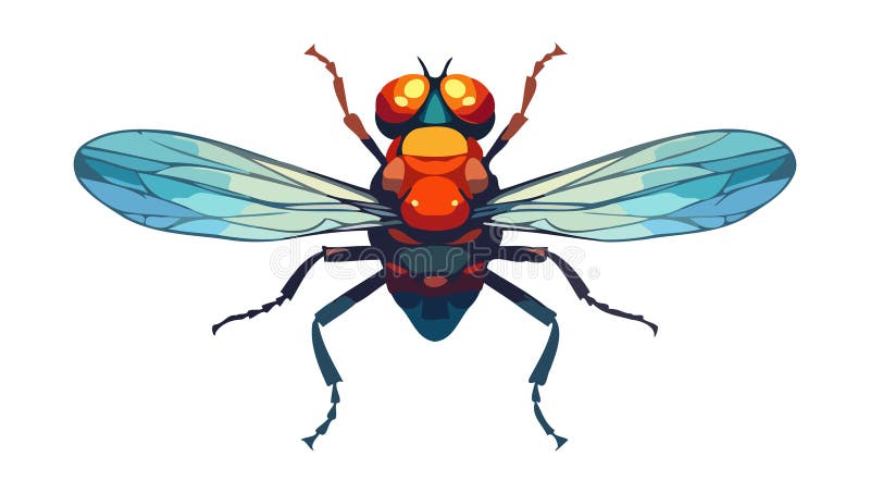Cute Housefly Stock Illustrations – 666 Cute Housefly Stock ...