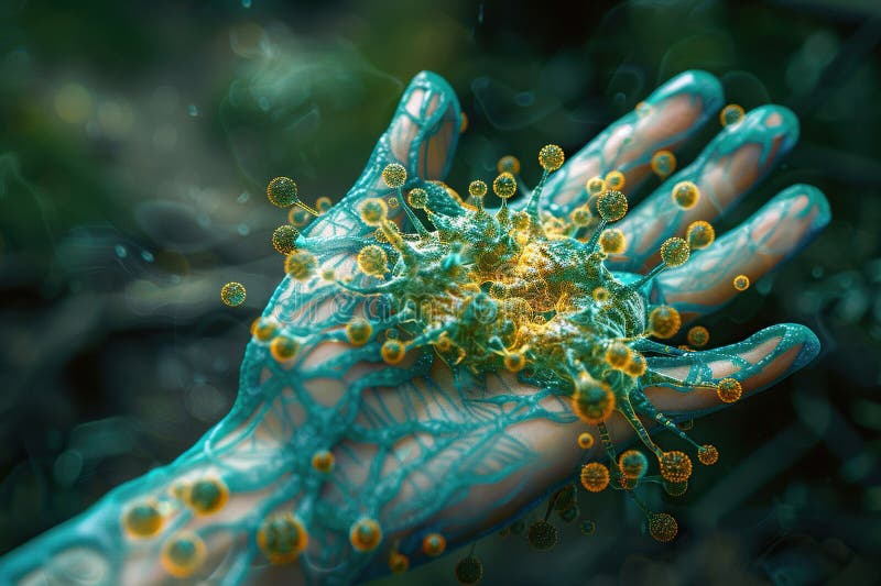 Microbes Human Skin Stock Illustrations – 231 Microbes Human Skin Stock ...