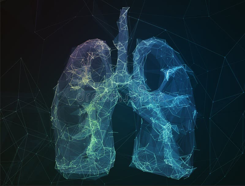 The Abstract Image Human Lungs in Form of Lines Stock Photo - Image of ...