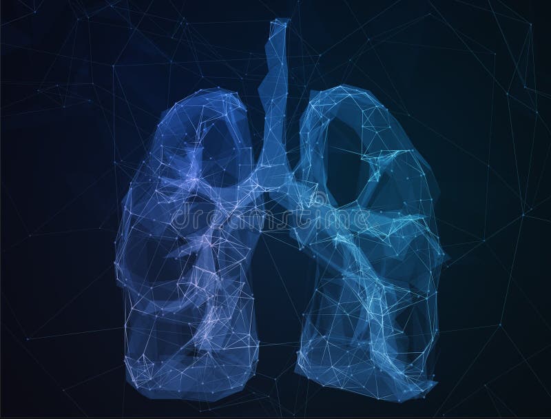 The Abstract Image Human Lungs in Form of Lines Stock Photo - Image of ...