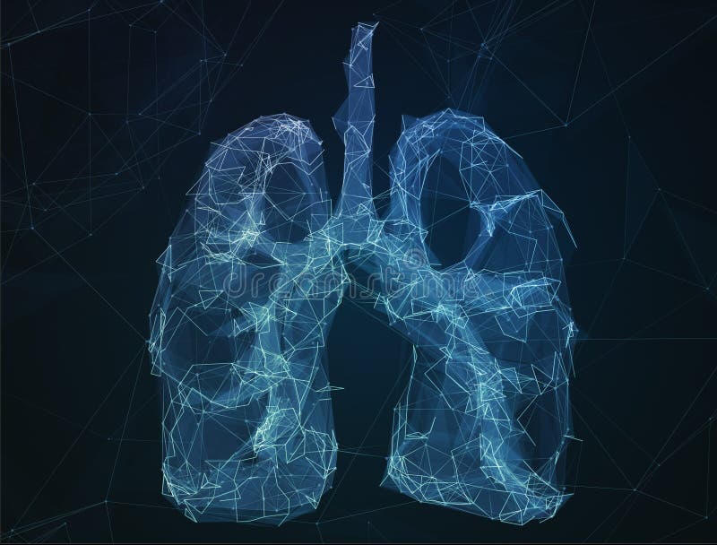 The Abstract Image Human Lungs in Form of Lines Stock Photo - Image of ...