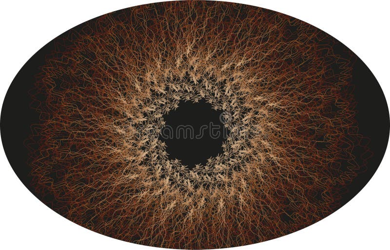 Abstract Image of the Iris of the Eye for Design.3D Stock Illustration ...