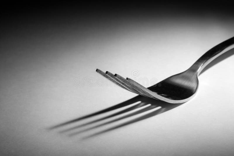 Abstract Image for Kitchen. Fork Shadow Stock Photo - Image of ...