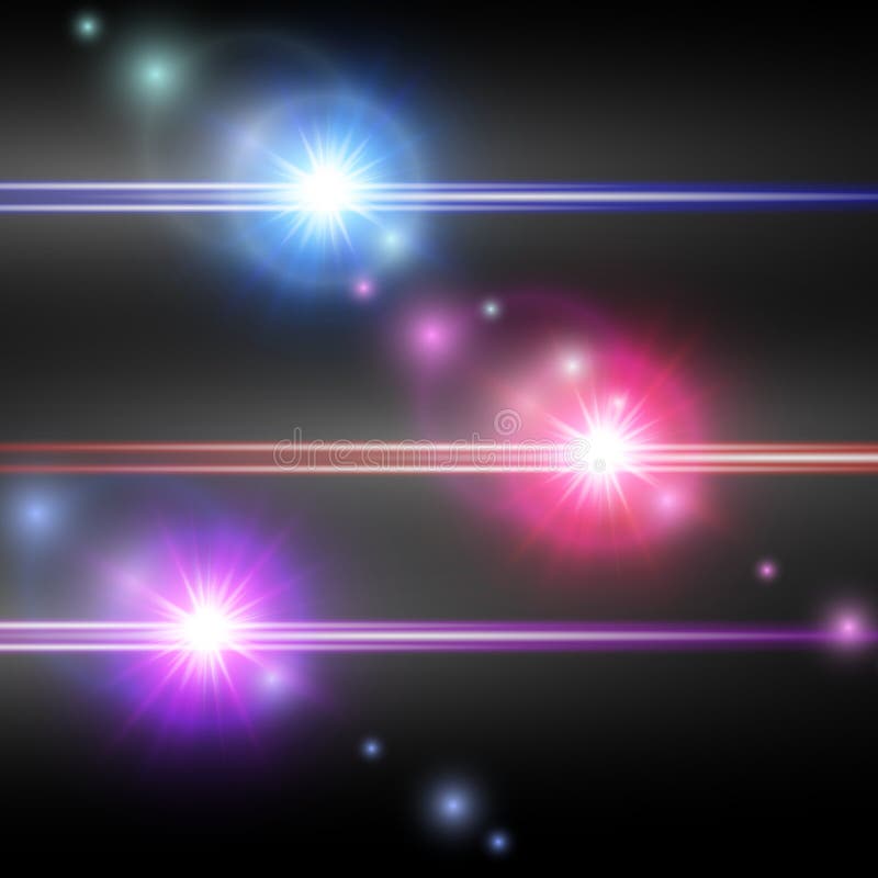 Abstract Image of Lighting Flare. Vector Illustration Stock Vector ...