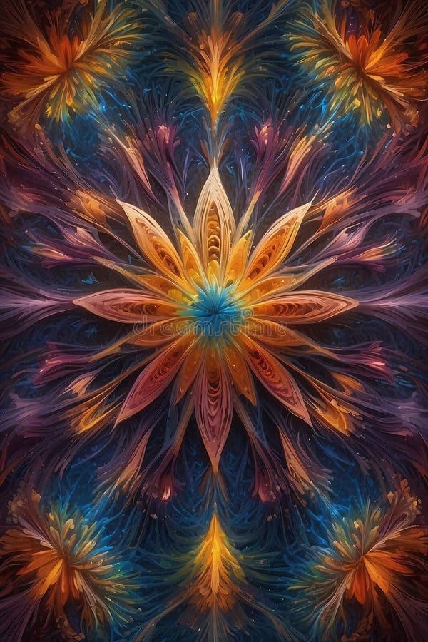 Abstract Image of a Magnificent Array of Miniature Delicately Arranged ...