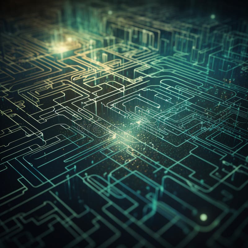 Abstract Image of Maze Made Up of Financial Charts and Data for ... Abstract Image of Maze Made Up of Financial Charts and Data for ...