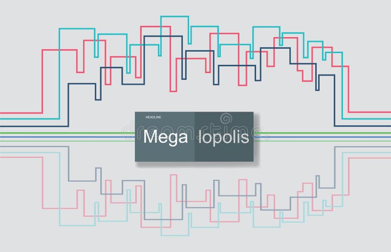 Abstract Image, Megalopolis Stock Vector - Illustration of design ...