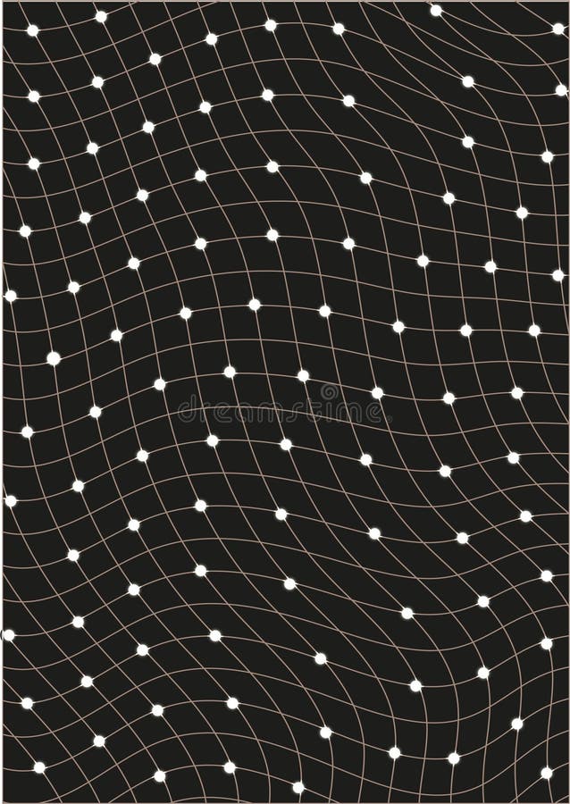 An Abstract Image of a Mesh Structure on a Black Background for Design ...