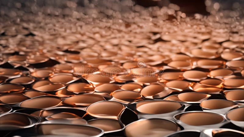 Abstract Metallic Sphere Pattern Stock Video - Video of design, graphic ...